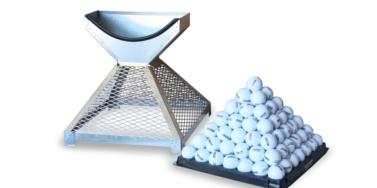 range ball pyramid stacker